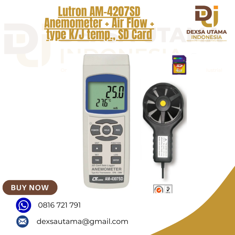 Lutron AM-4207SD Anemometer - dexsa utama indonesia